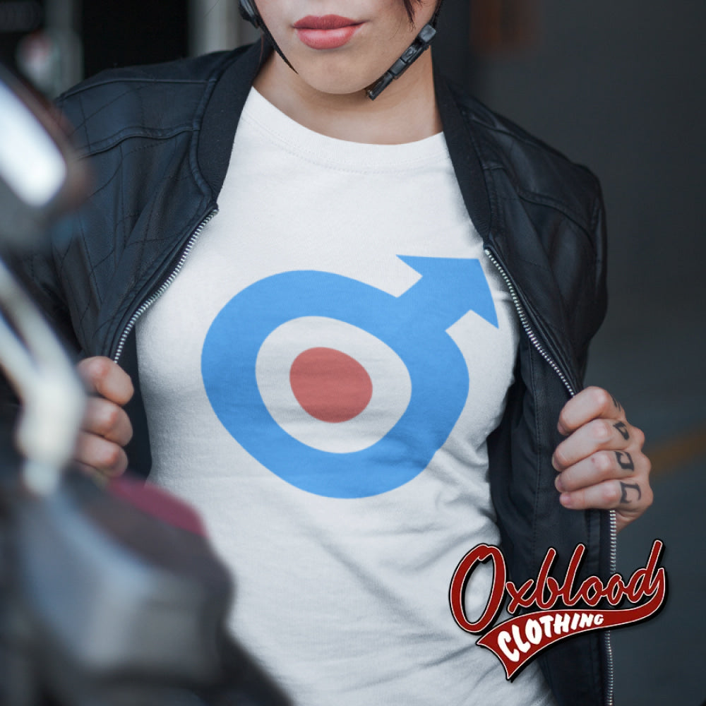 Mod Target T-Shirt - Retro RAF Roundel British Target Logo Mods Arrow ...