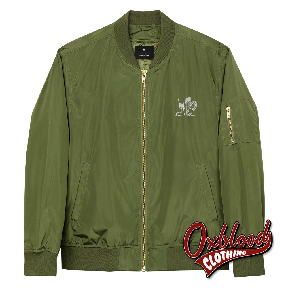 Skinhead Moonstomp Bomber Jacket - Boss Reggae Flight Jacket - Skinhea ...
